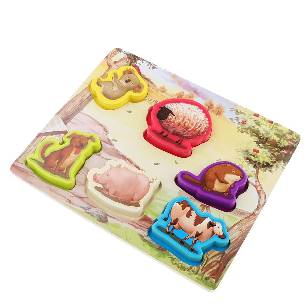 Agarre Animales Combinan Rompecabezas Jigsaw Juguetes para CUTICAT ...