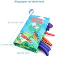 Animal Tail Cloth Book, 3D Soft Baby Early Education Book , Interactive ...