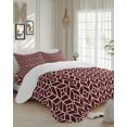 4 Piece Duvet Cover Set Full, Modern Minimalist Line Theme Soft ...