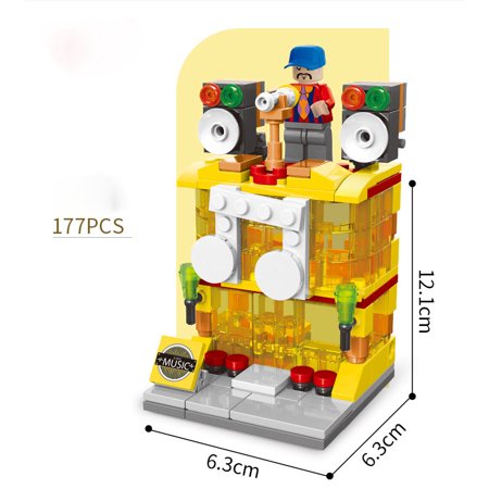 LEGO Children's Street View Building Blocks City Series Mini Small ...