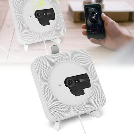 Wall Mounted CD Player, Portable Wall Hanging Mounted Bluetooth Stereo ...