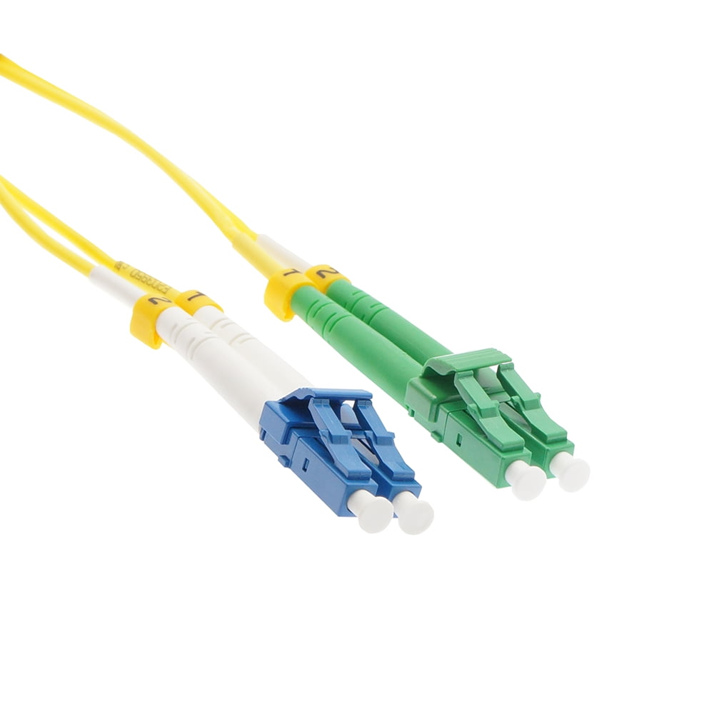 3m LC/UPC-LC/APC Singlemode Duplex OFNR 2.0mm Fiber Optic Patch Cable ...