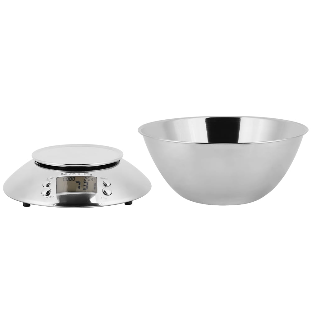 Fdit Electronic Digital Stainless Steel Kitchen Scale Food Meat ...