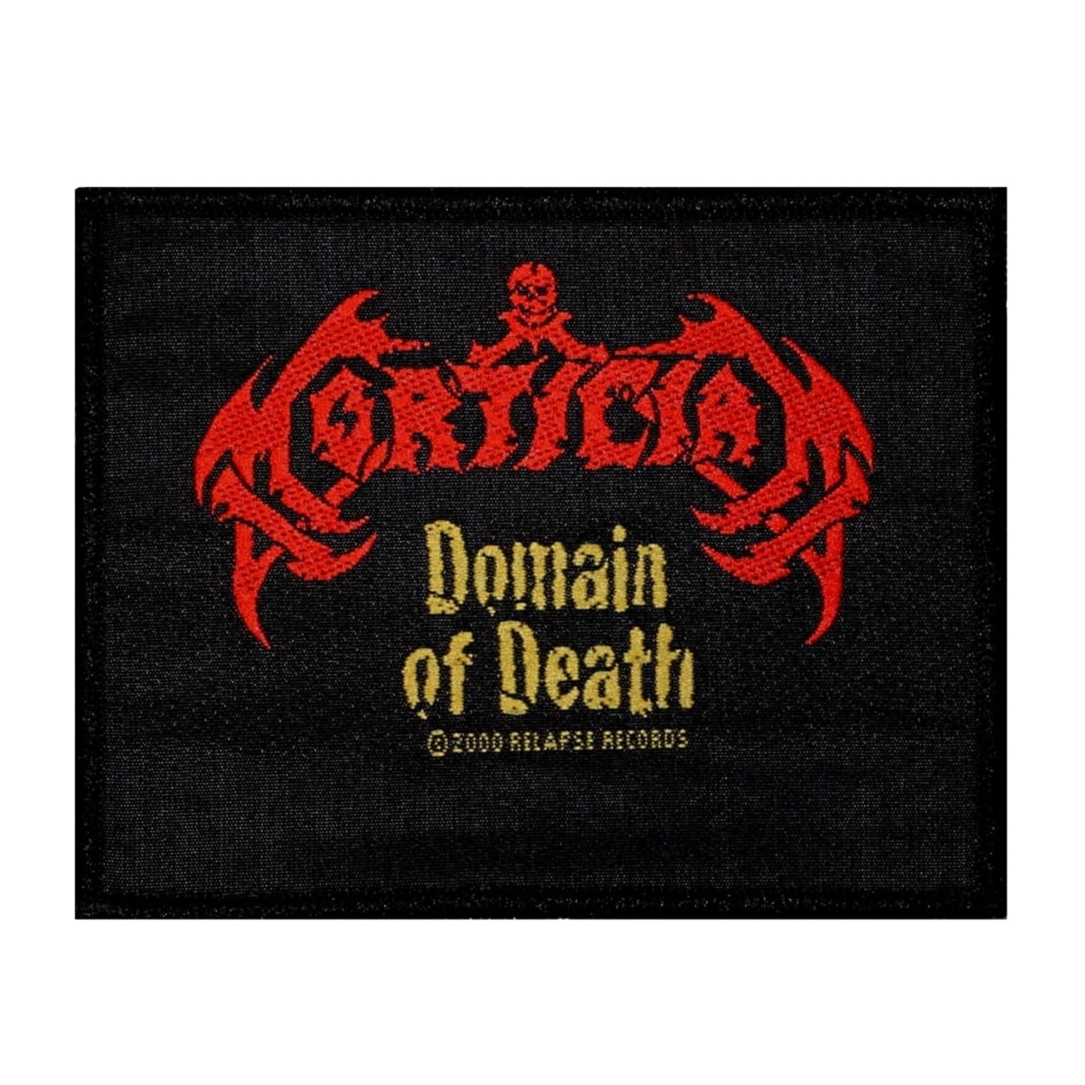 Mortician Domain of Death Patch Logo Metal Band Music Woven Sew On ...