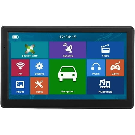 GPS Navigation Device with Free Traffic 7" Inch HD Car GPS Navigation ...