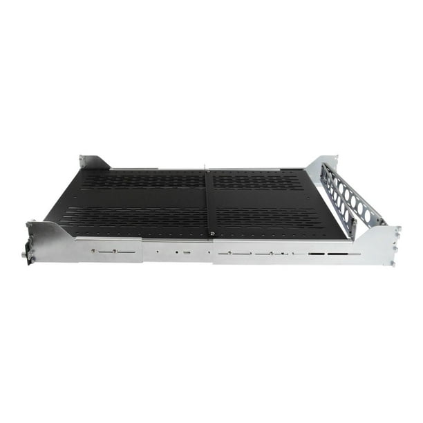 StarTech.com 2U Vented Sliding Server Rack Shelf w/ Cable Management ...