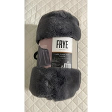 Frye Arctic Luxe Faux Fur Throw Blanket with Reverse Plush Design ...
