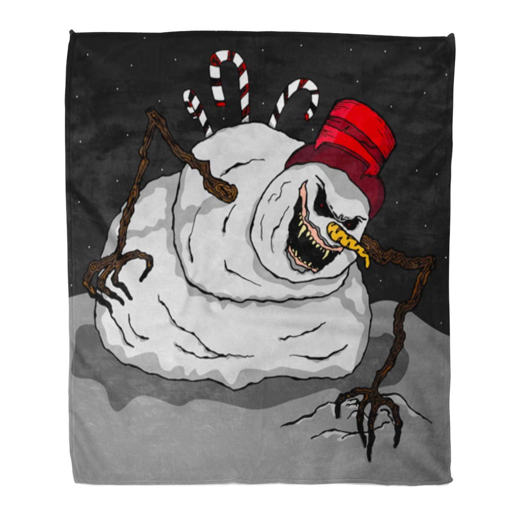Scary Snowman Cartoon