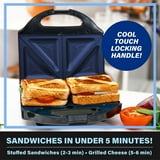 Granitestone Diamond Blue Sandwich Maker, Toaster and Electric Panini ...