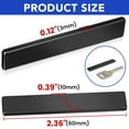 Neodymium Magnets, 5 Pack Black Super Strong Magnets Bar, Waterproof ...