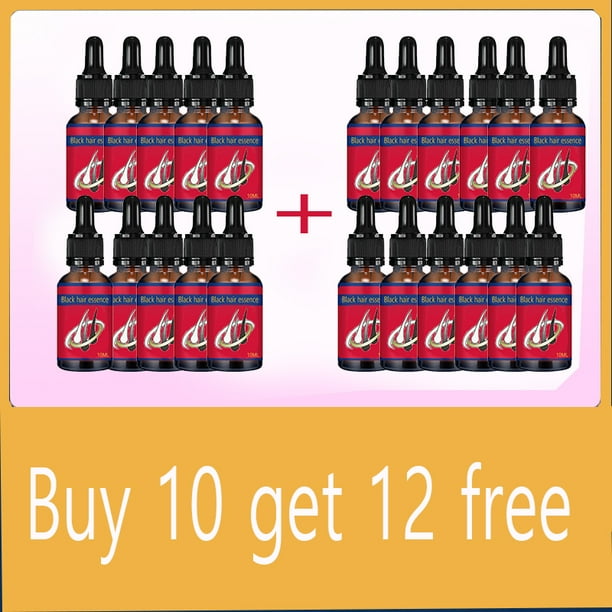 Mata el cabello blanco, elimina el cabello gris y restaura el color natural del cabello en 7 ...