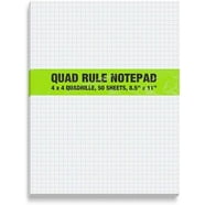 Quad Loose Leaf Graph Filler Paper, 4x4 Ruled, 2 Pack of 80 Sheets Each ...