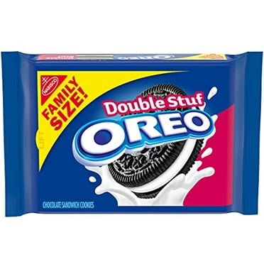 OREO Double Stuf Chocolate Sandwich Cookies, 15.35 oz - Walmart.com