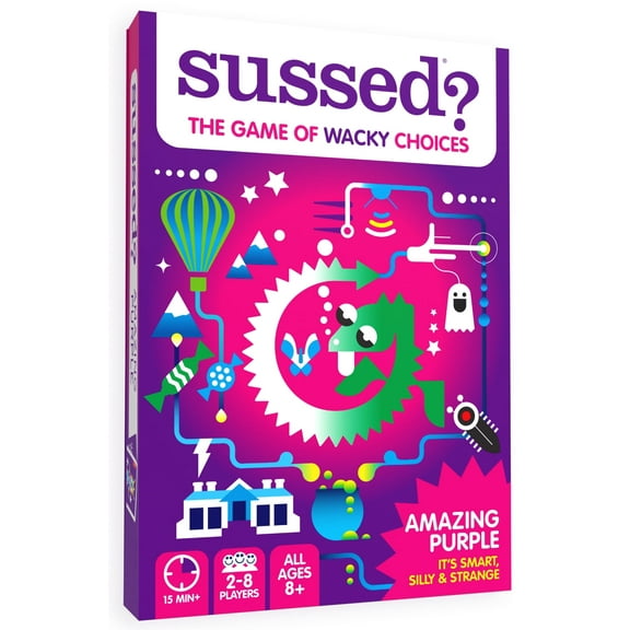 SUSSED Choose Your Answer Social Card Game - Fun Family Game with ...