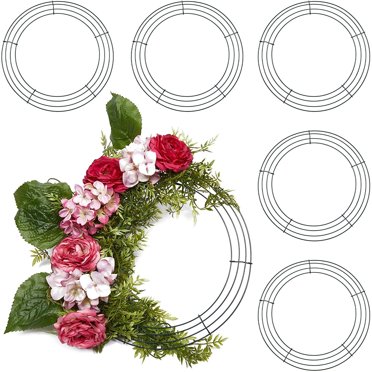 Panacea Wire Wreath Frame, Green, 20" - Walmart.com