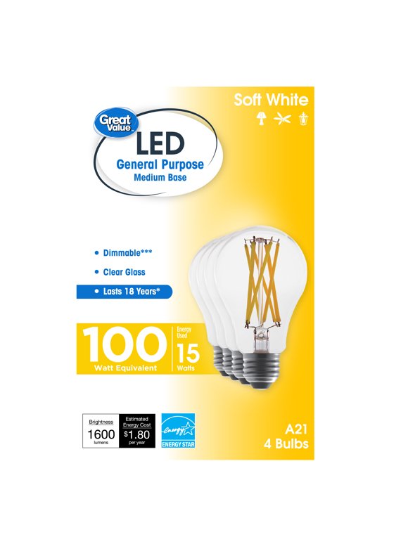 Great Value Light Bulbs - Walmart.com