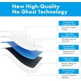Magnetic Whiteboard Contact Paper 18" x 39" Dry Erase White Board ...