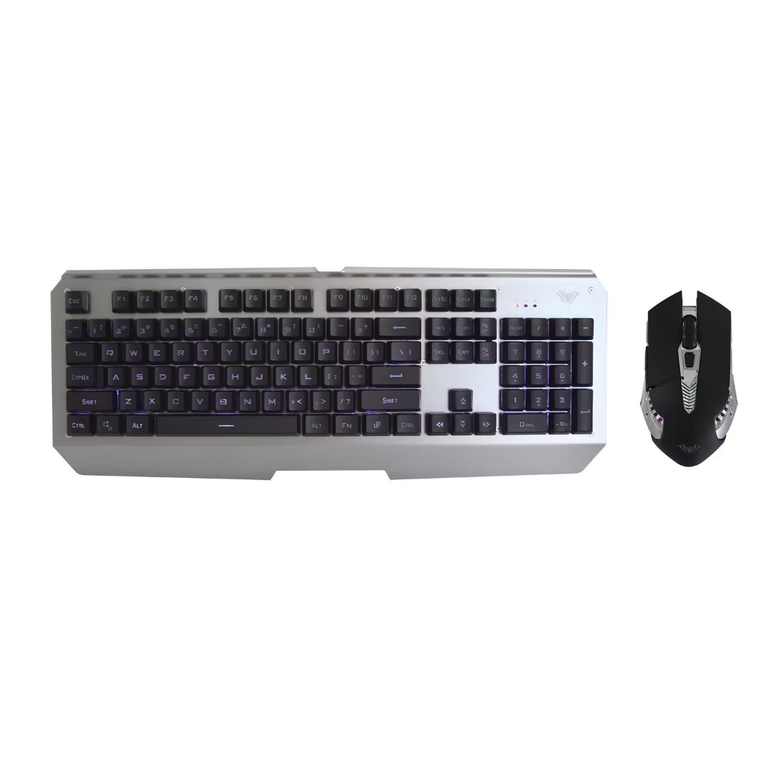 SHARE SUNSHINE Wireless Keyboard Mouse Set 104 Keys 3 Speed DPI Silent ...