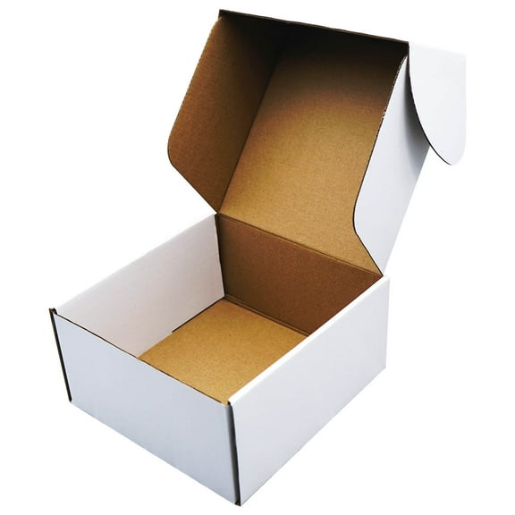 Corrugated Cardboard Shipping Boxes, 10"x8"x2.7" Small Parcel Boxes ...