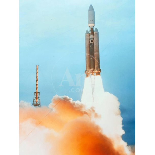 Launch of a Titan IV Rocket, Unframed Photographic Print Wall Art by ...
