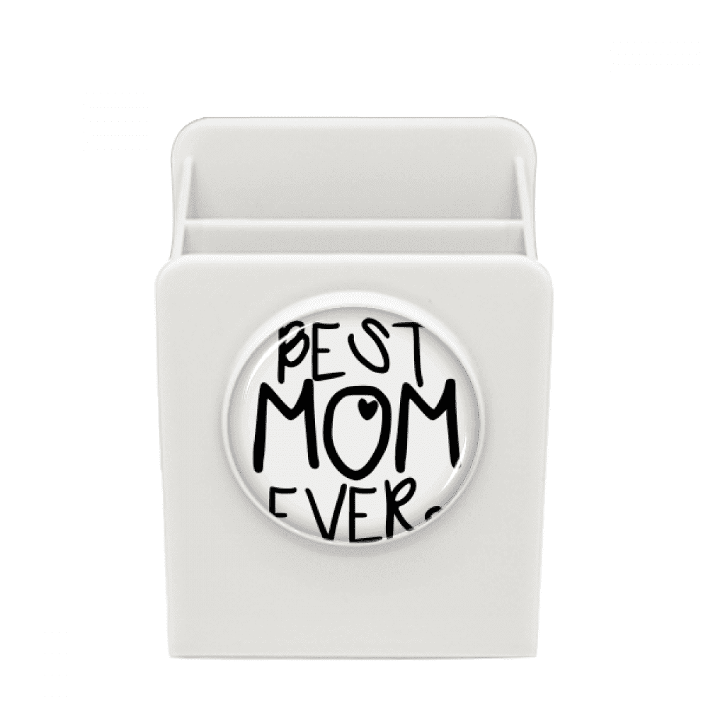 Best Mom Ever Words Mother's Day Desk Pencil Holder Cup Pen Organizer ...