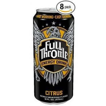 Full Throttle, Original Citrus, Energy Drink, 16 fl oz - Walmart.com