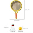 ChicYu Kids Tennis Racket Toy Set Double Badminton for Elementary ...