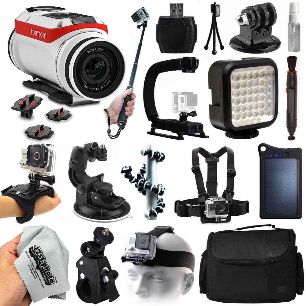 TomTom Bandit 4K HD Action Camera + Everything You Need 18 Piece ...