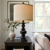 "Oneach 20"" Retro Black Table Lamps Set of 2 for Bedroom, Living Room ...