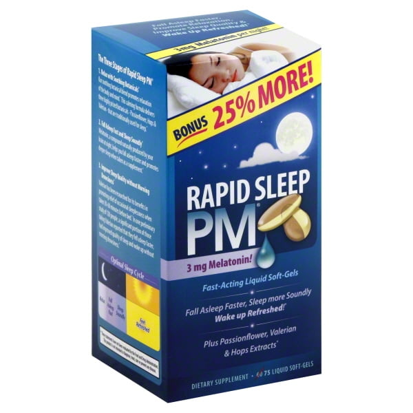 Applied Nutrition Rapid Sleep PM Rapid Sleep PM, 75 ea - Walmart.com