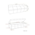 Simpli Home Castleford Large Storage Ottoman Bench - Walmart.com