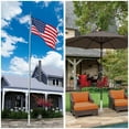 Yescom Flagpole Base Dock Deck Mount Windsock Base Umbrella Stand ...