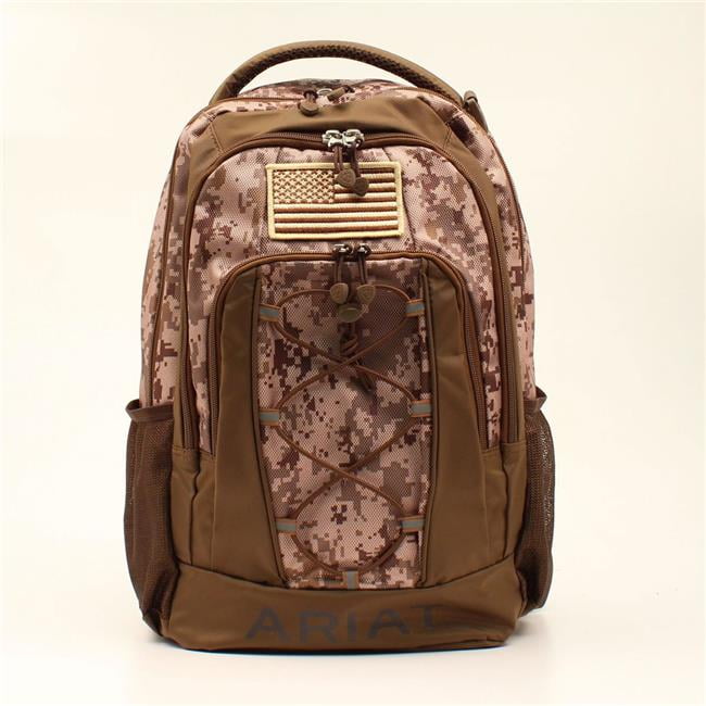 Ariat A4600002156 Bungee Cord Front Backpack, Camo - 17.12 x 13 x 6.75 ...