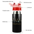 Hunger Movie Game Water Bottle with Straw Lid Vacuum Insulated ...