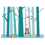 Yellow Owl Wall Decals / Owl Stickers / Woodland Forest Animals Owl ...