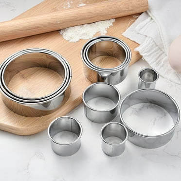 Kayaso Round Cutters in Graduated Sizes, Stainless Steel, 12 PC Set ...