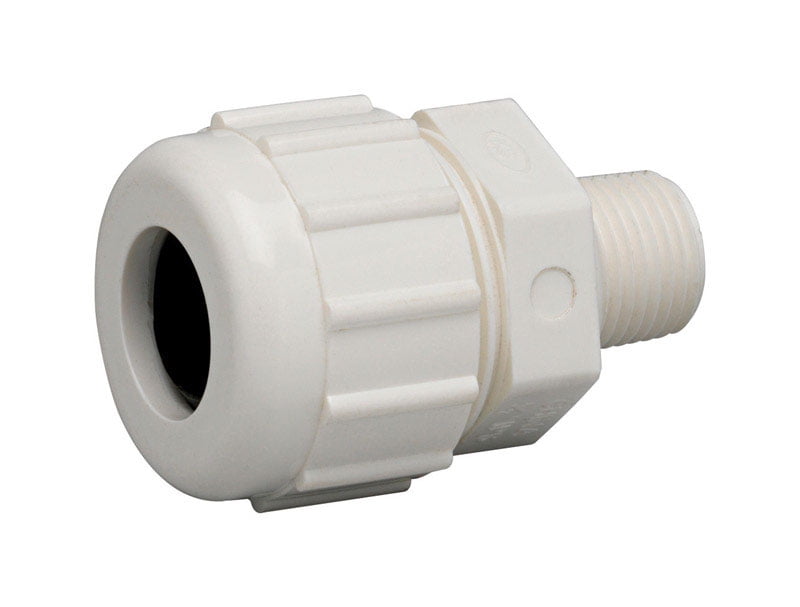 Homewerks Schedule 40 1 in. MPT X 1 in. D Compression PVC Male Adapter ...