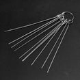 10pcs 0.6mm-1.3mm Guitar Nut Needle Files Nozzle Jet Gas Welding Tip ...