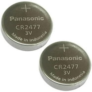 Panasonic CR2477 3V Lithium Coin Cell Battery for Watches, Cameras ...