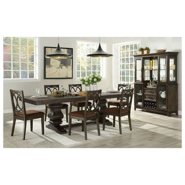 ACME Mathias Dining Table, Walnut - Walmart.com