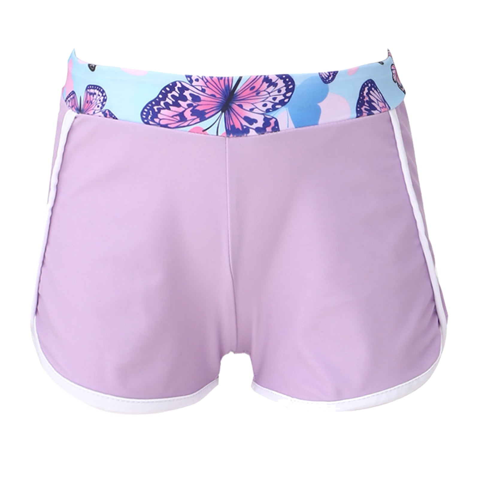 Click here for Riismen Kids Girls Printed Swim Shorts Elastic Wid... prices