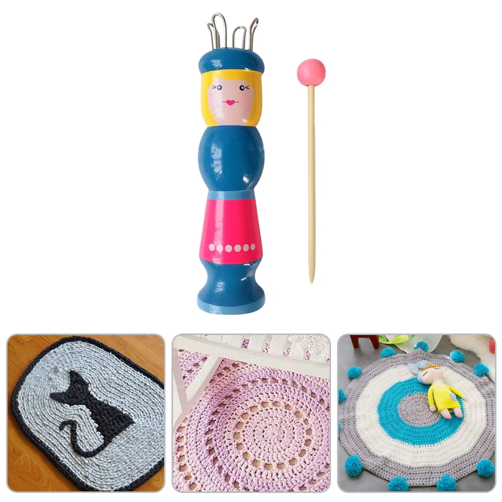 Click here for Lutabuo Wooden Doll Rope Knitting Needlework Loom... prices