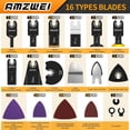 190 metal woodworking oscillating tool blades, titanium oscillating saw ...