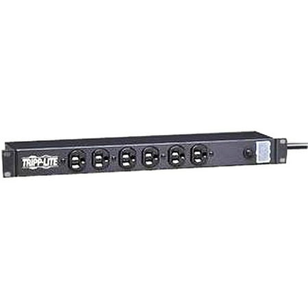 Tripp Lite 1U Rack-Mount Network Server Power Strip w/ 6-Outlets (Front ...