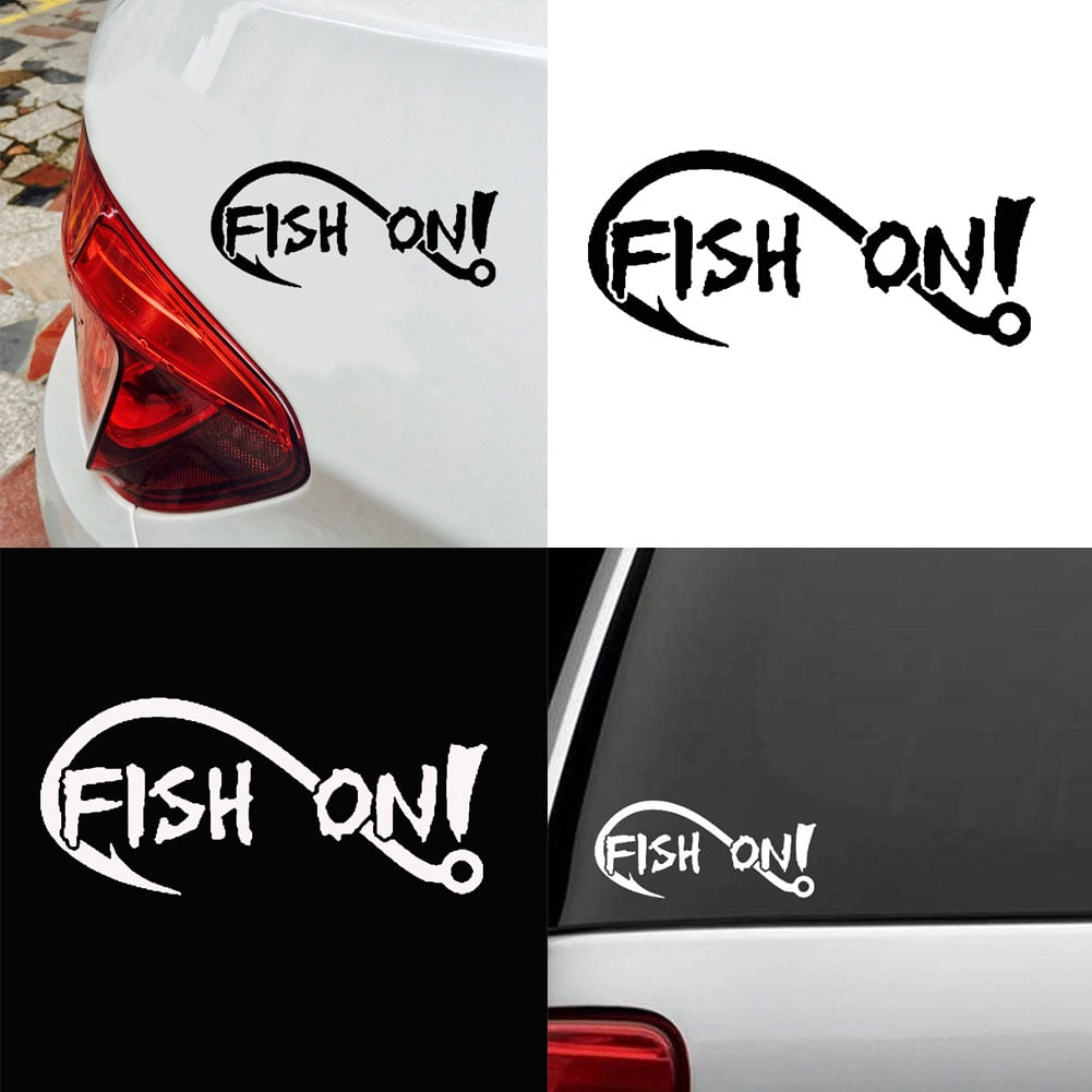 Click here for Flmtop Fish On Fishing Hook Car-Styling Vehicle Bo... prices