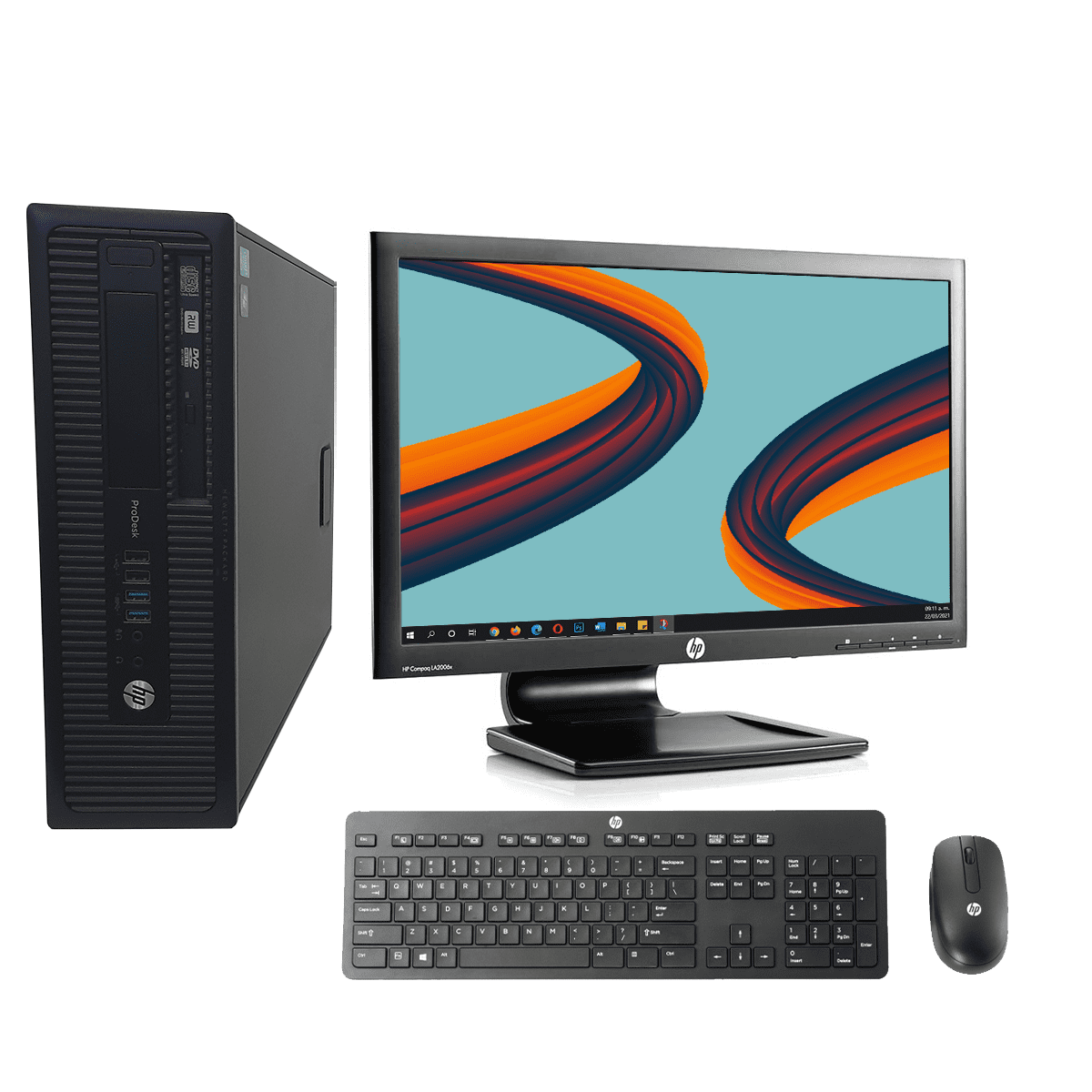 Computadora HP 600 G1 Pentium 4ta Gen 8gb RAM 500GB Disco HDD Monitor ...