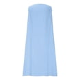 KLHDSF Summer Dresses For Women 2026 Round Neck Sleeveless Solid Color ...