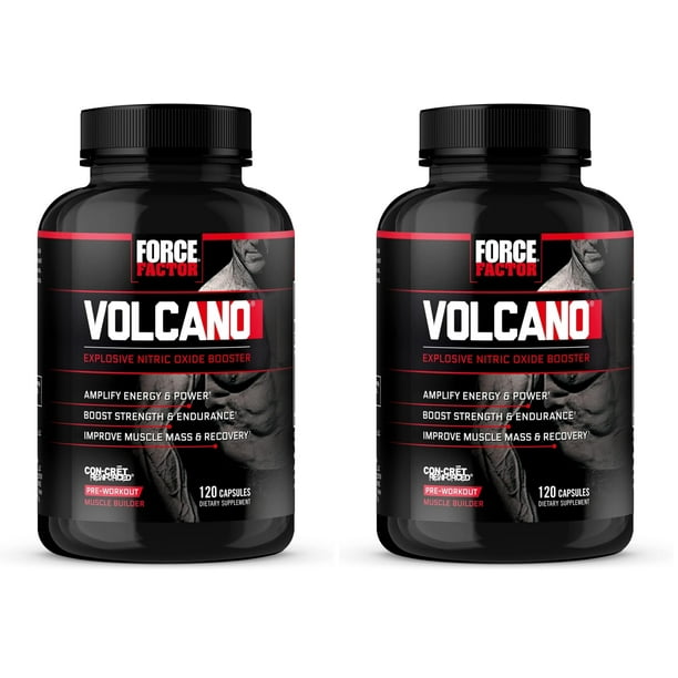 Suplemento Force Factor Volcano Pre Workout 120 cápsulas | Walmart en línea