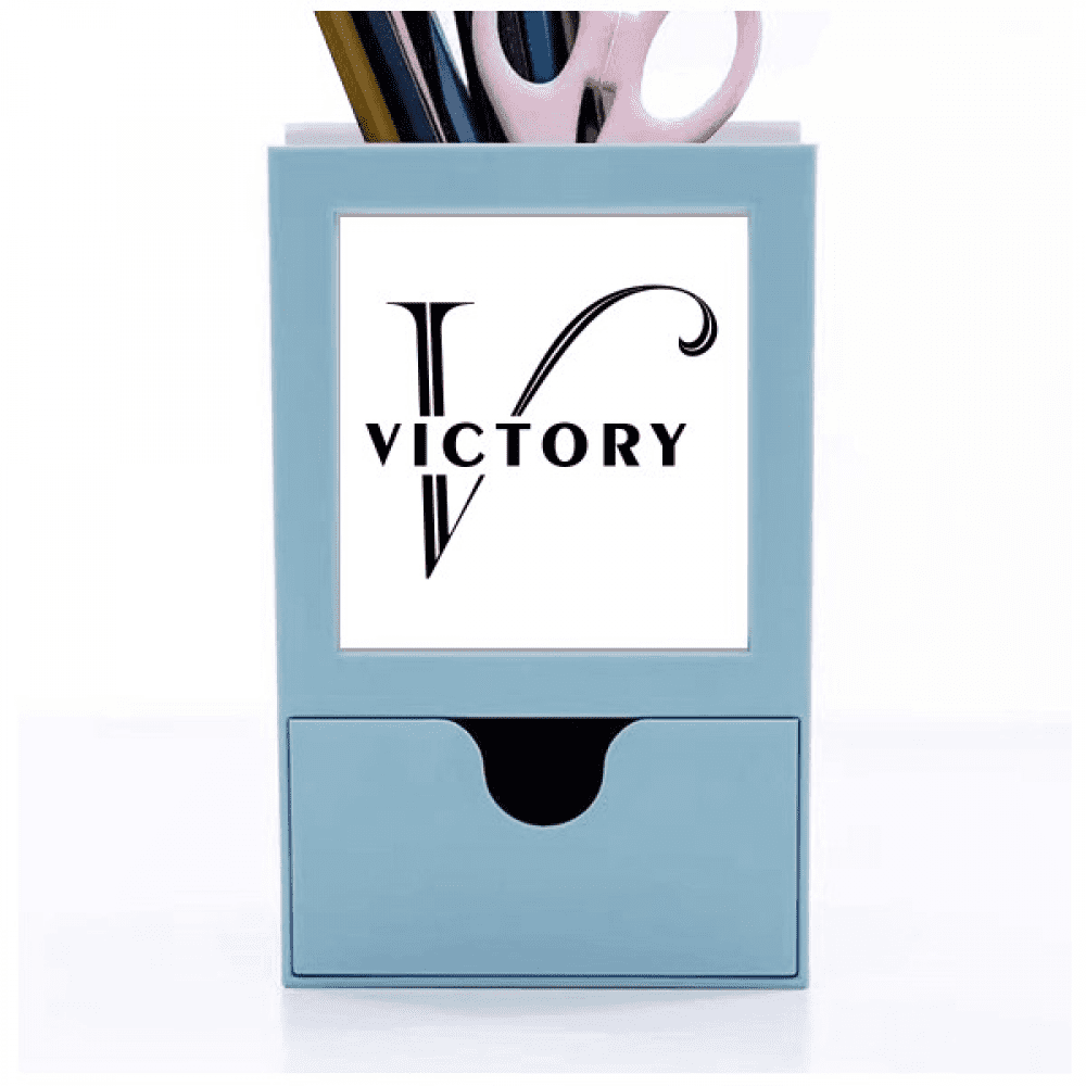 Letter Expression Victory Desk Supplies Organizer Pen Holder Card ...