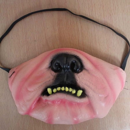 Qiyun Halloween Latex Half Face Clown Mask Funny Horrible Masks Cosplay ...